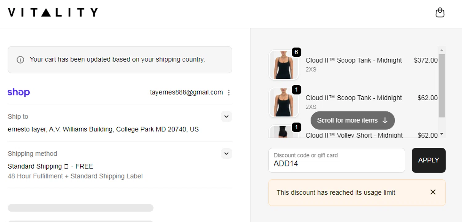 Vitality Promo Codes (71 Verified) - 15% Off w/Code Oct 2025