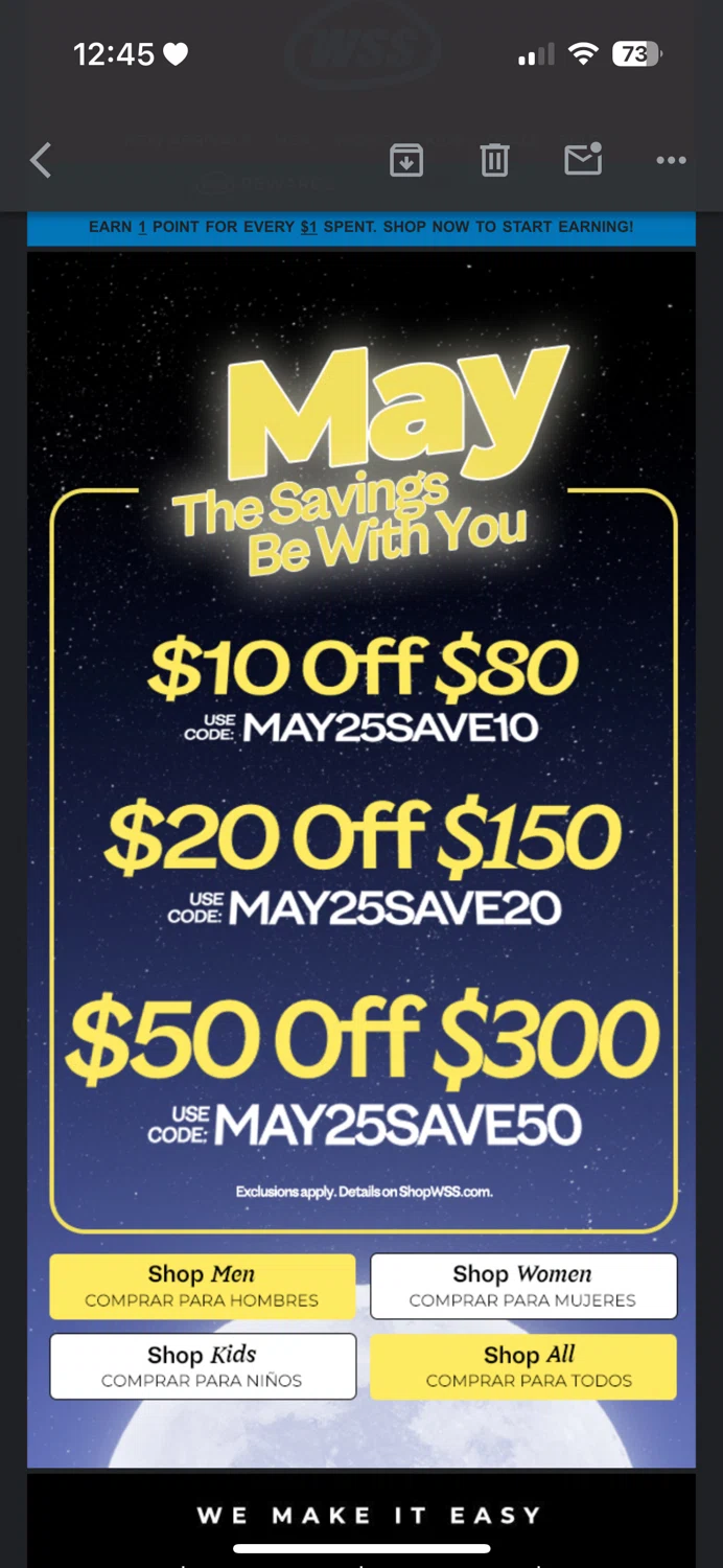 WSS Discount Codes - $50 Off (9 Verified) Jun 2025