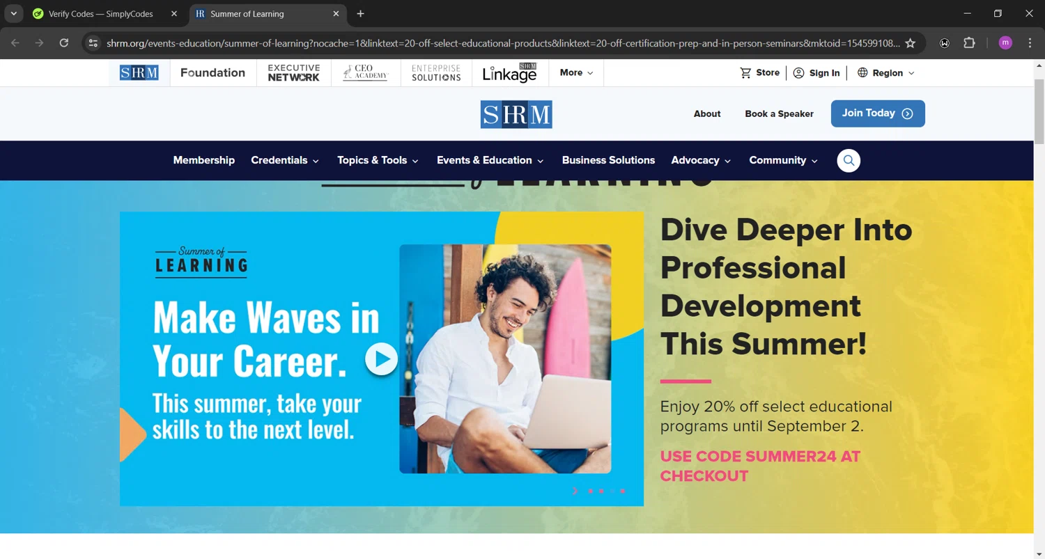 SHRM Promo Codes - 20% Off Coupon Codes in August 2024 | SimplyCodes