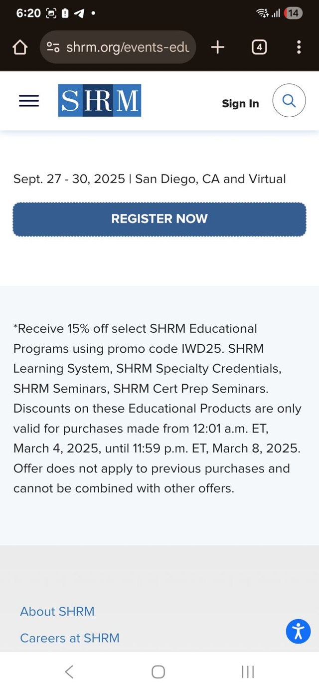 SHRM Discount Codes - 15% Off (2 Verified) Jul 2025