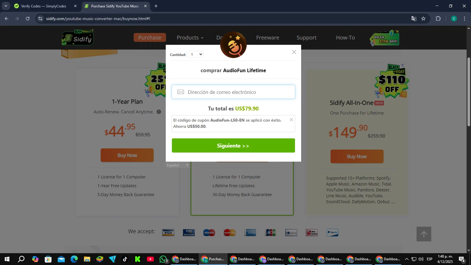 Sidify Promo Codes - $50 Off (3 Verified) Jan 2026