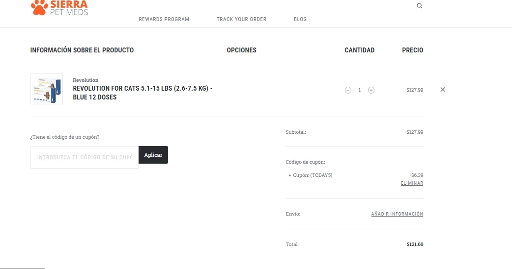 Sierra Pet Meds Coupons - 5% Off | November 2024