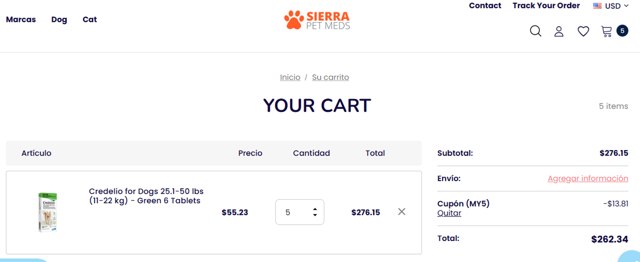 Sierra Pet Meds Promo Codes (9 Verified) - 5% Off Feb 2025
