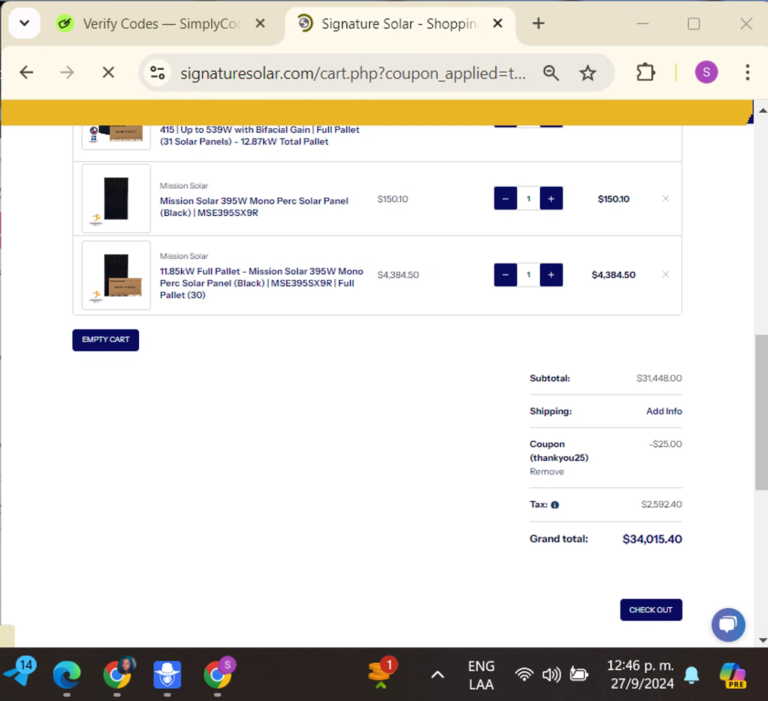 Signature Solar Coupon Codes - $50 Off | October 2024