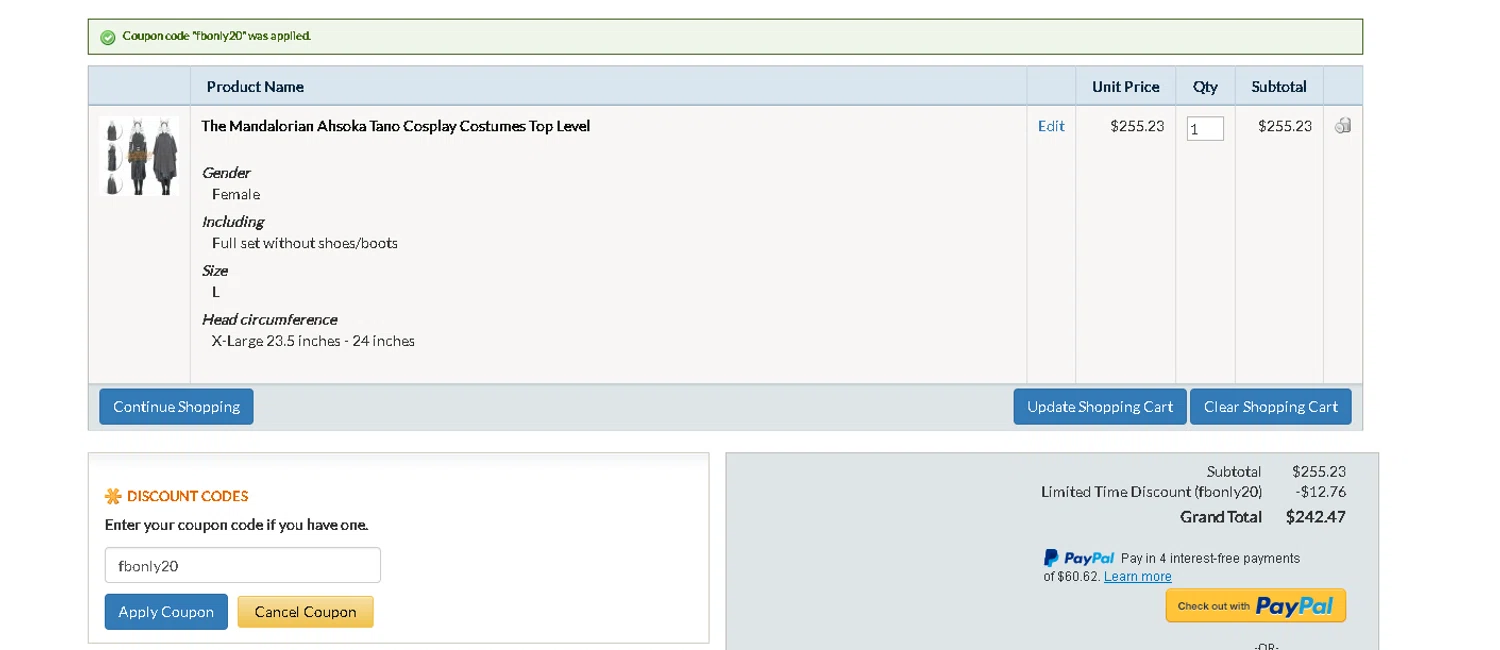 SimCosplay Promo Codes – 20% Off | May 2024