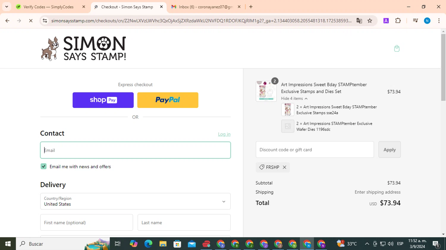 Simon Says Stamp Coupons - 20% Off | September 2024