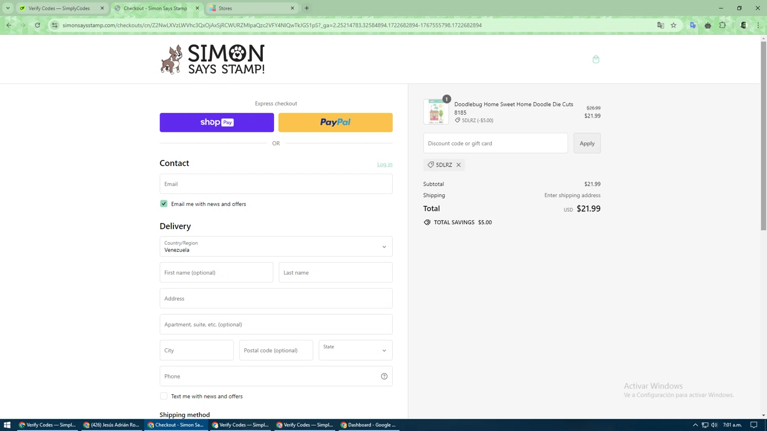 Simon Says Stamp Coupons - 10% Off | September 2024