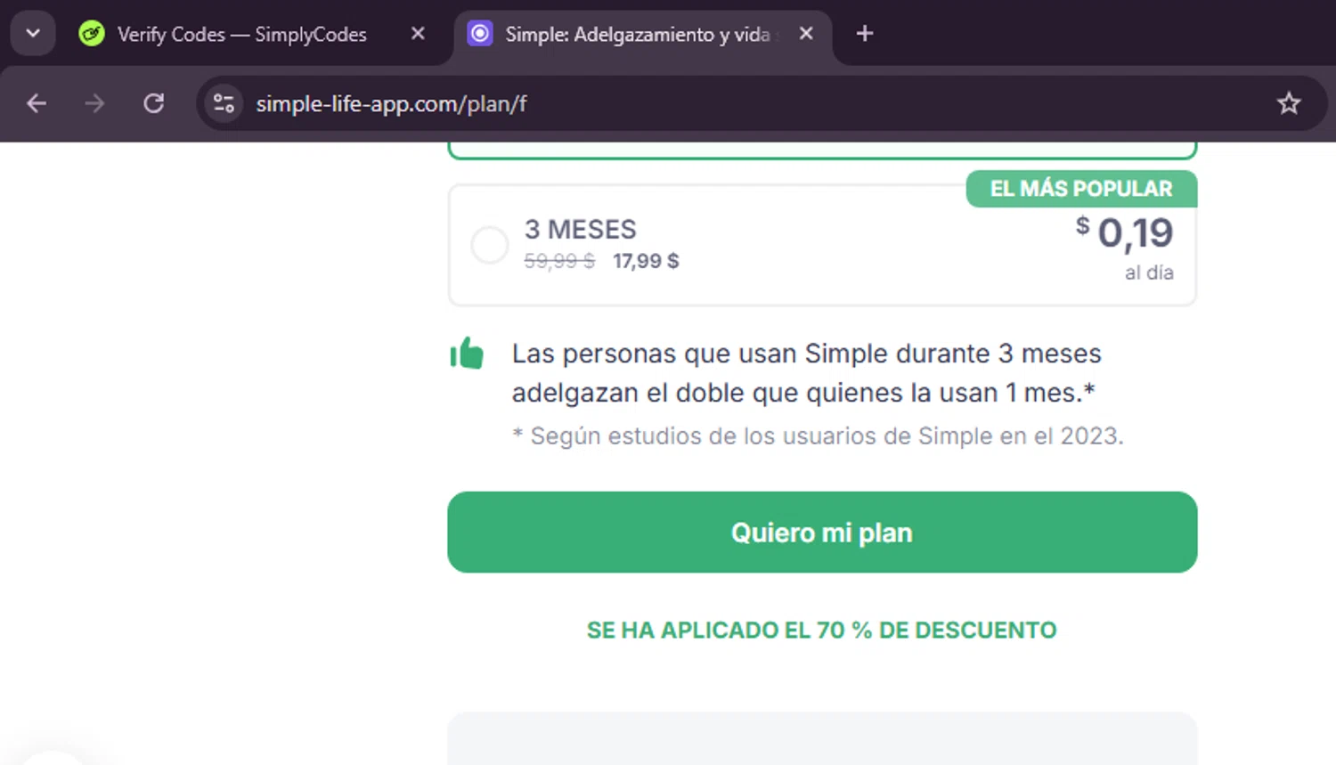 Simple Promo Codes - 70% Off Coupons Jan 2025
