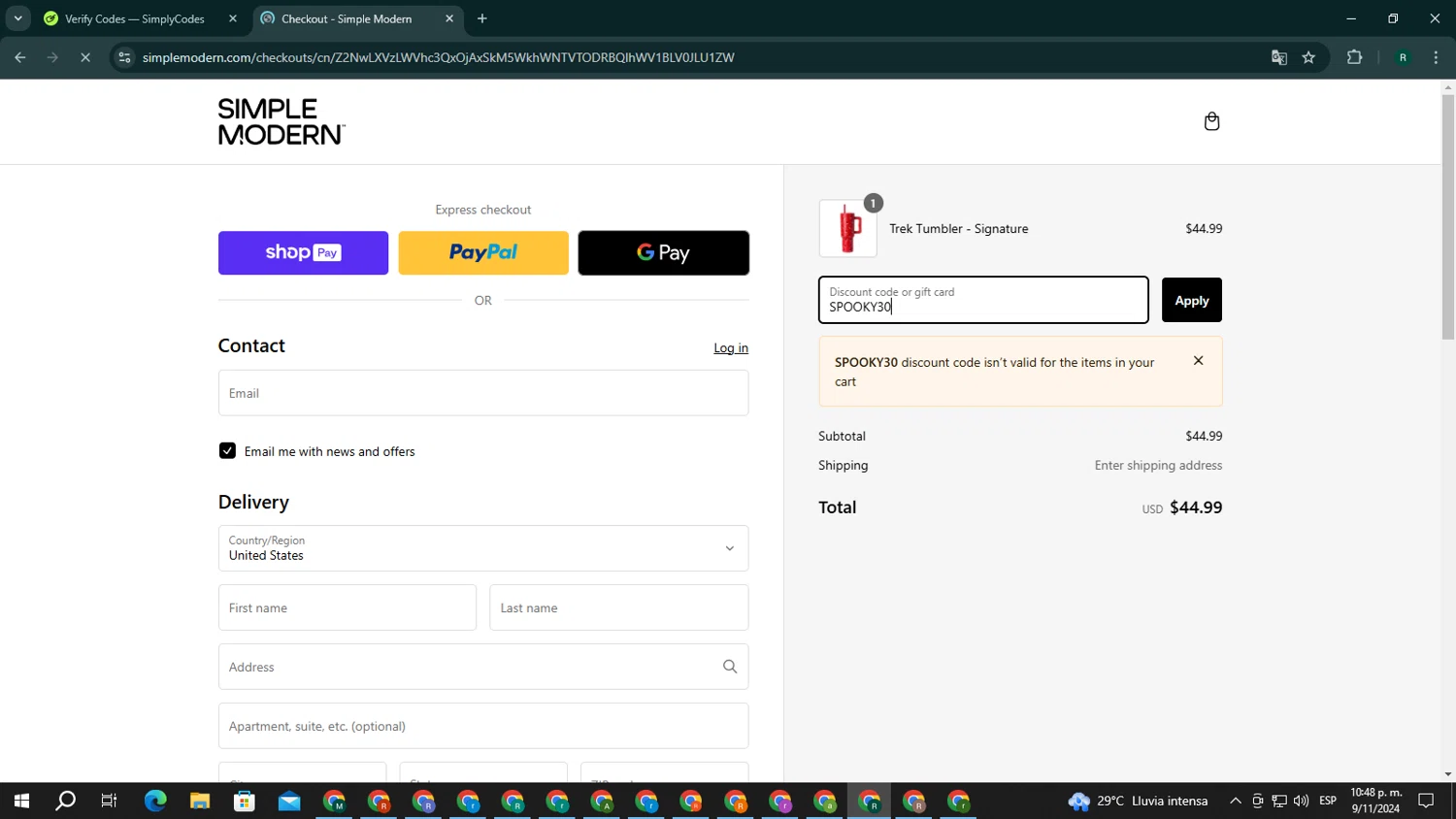 Simple Modern Discount Codes - 30% Off | November 2024