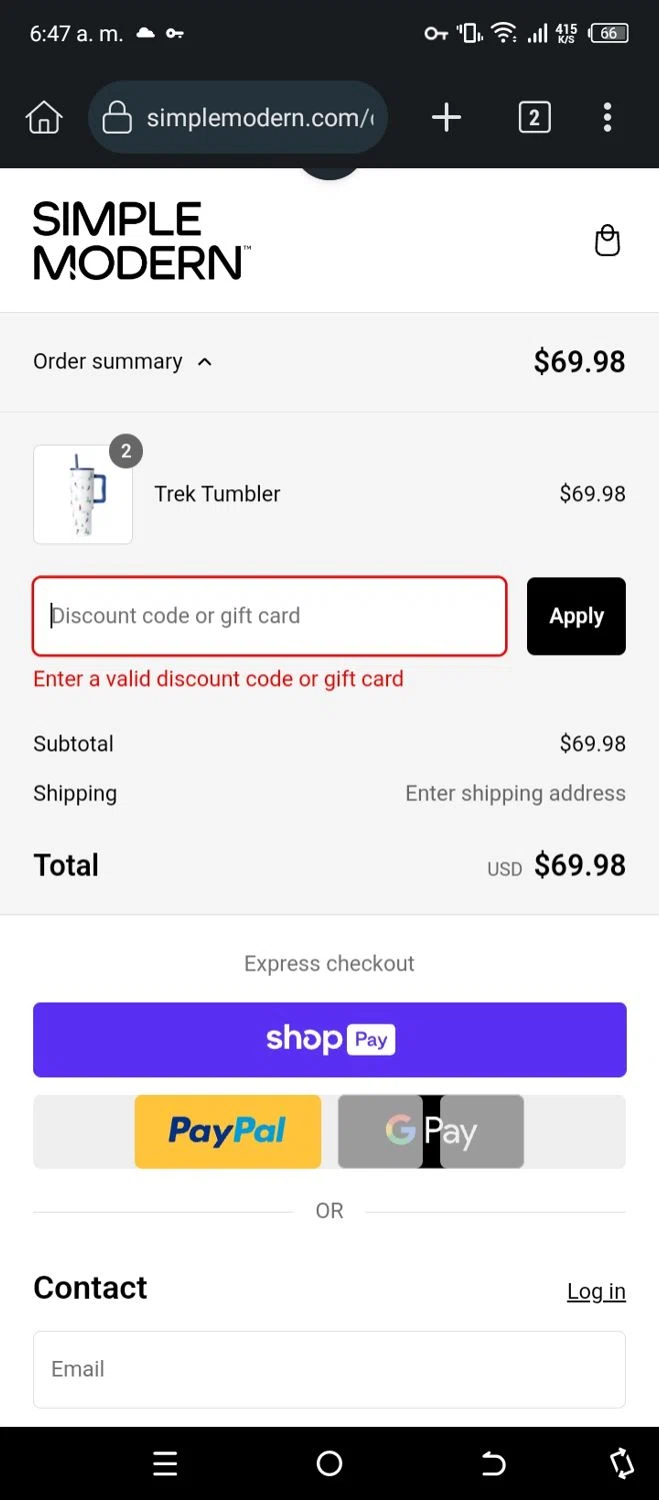 Simple Modern Discount Codes - 10% Off | January 2025