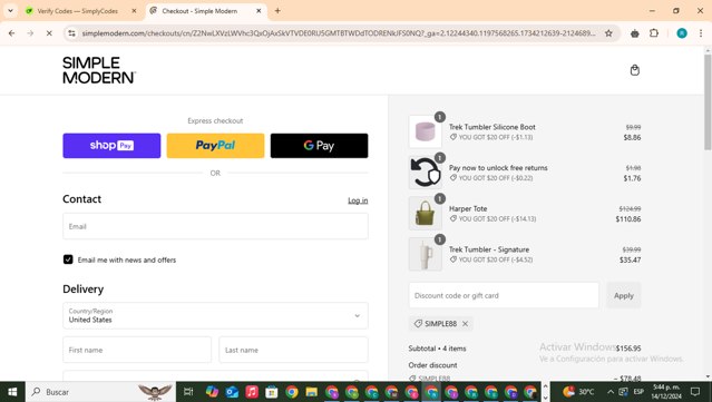 Simple Modern Promo Codes (1 Verified) - 20% Off Jun 2025