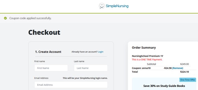 Simple Nursing Promo Codes - 15% Off Jul 2025