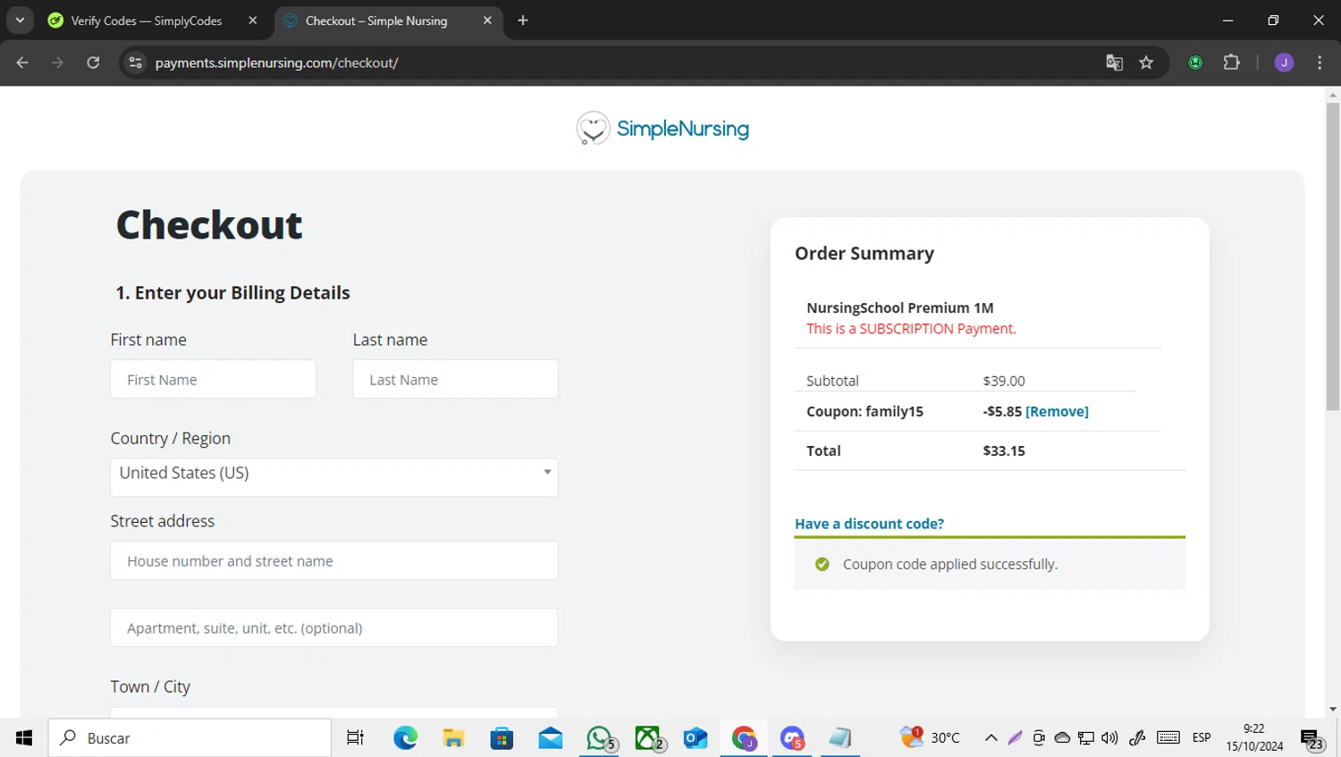 Simple Nursing Discount Codes - 15% Off | November 2024