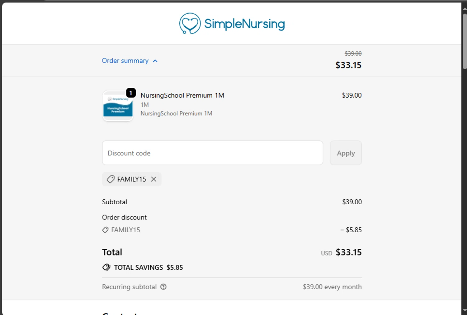 Simple Nursing Promo Codes - 30% Off Oct 2025