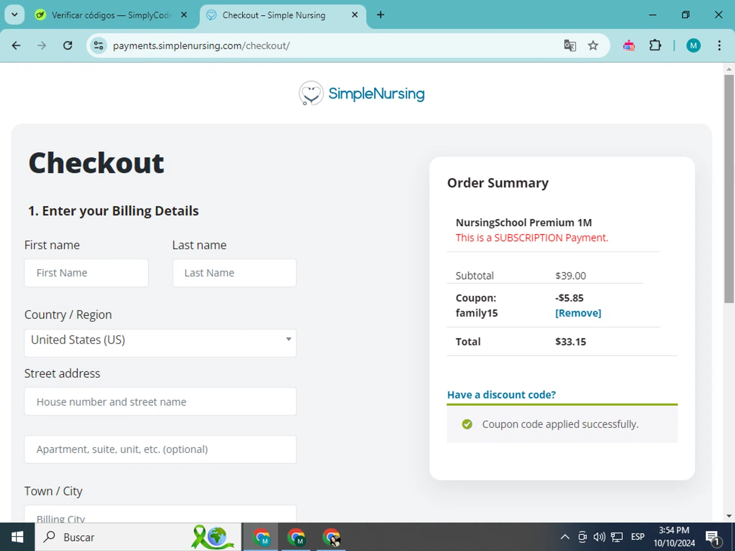 Simple Nursing Discount Codes - 15% Off | November 2024