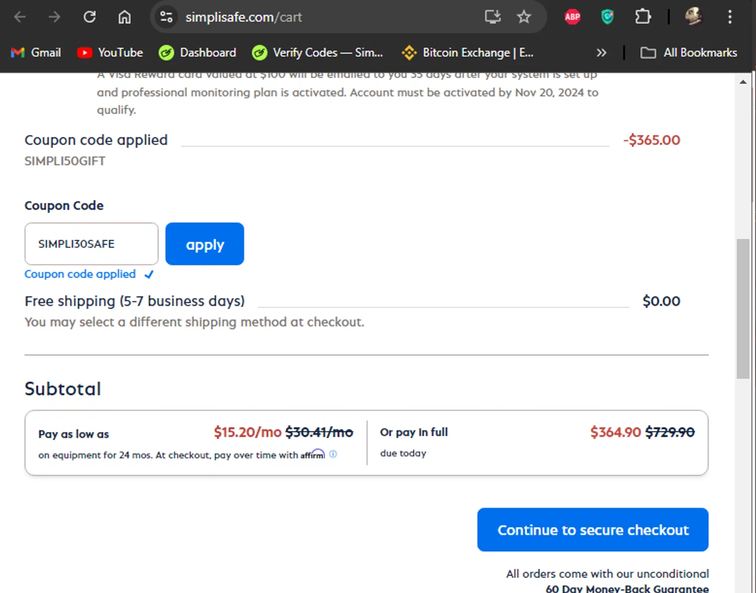 SimpliSafe Coupons - 50% Off | November 2024