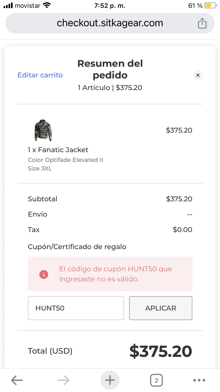 Sitka Gear Promo Codes - 15% Off | January 2025