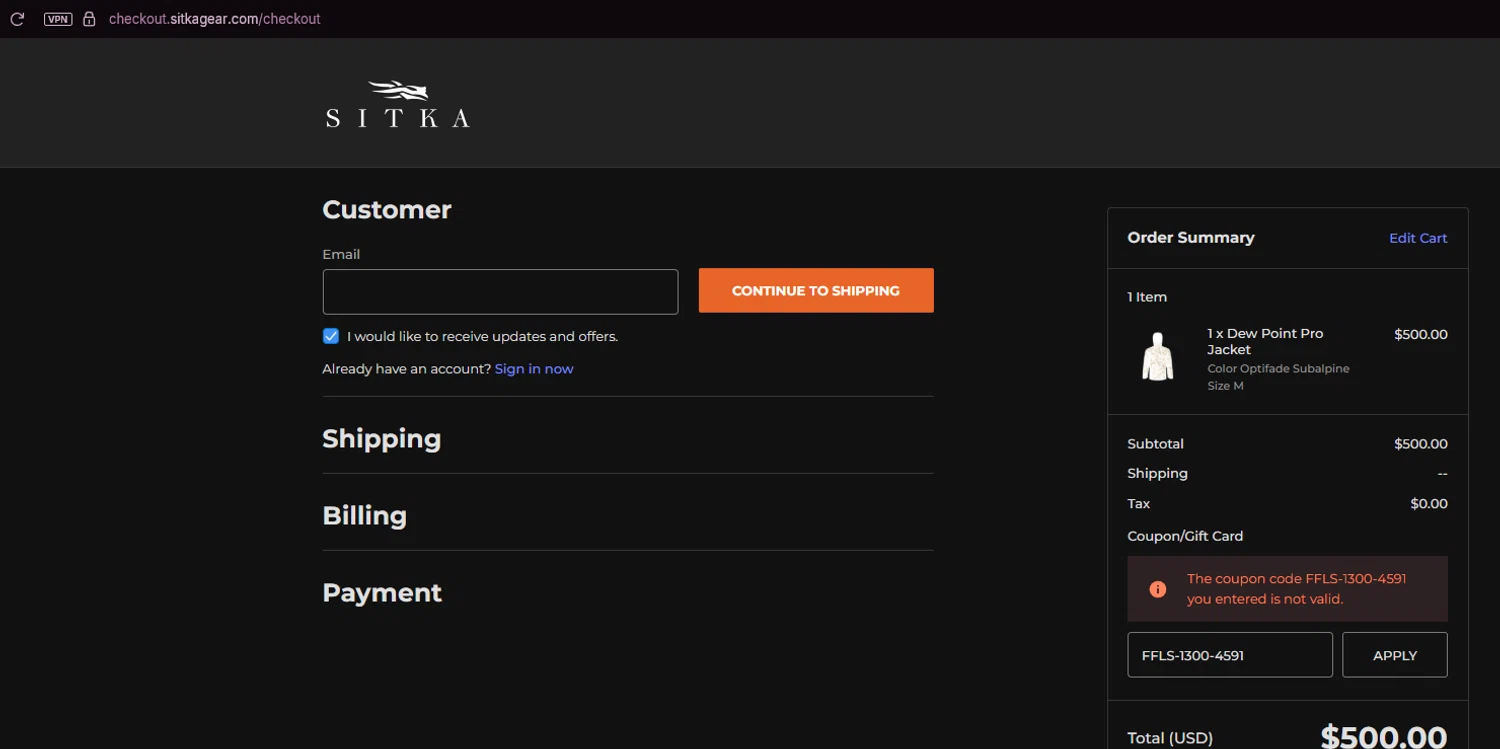 Sitka Gear Promo Codes - 20% Off Coupons Nov 2025