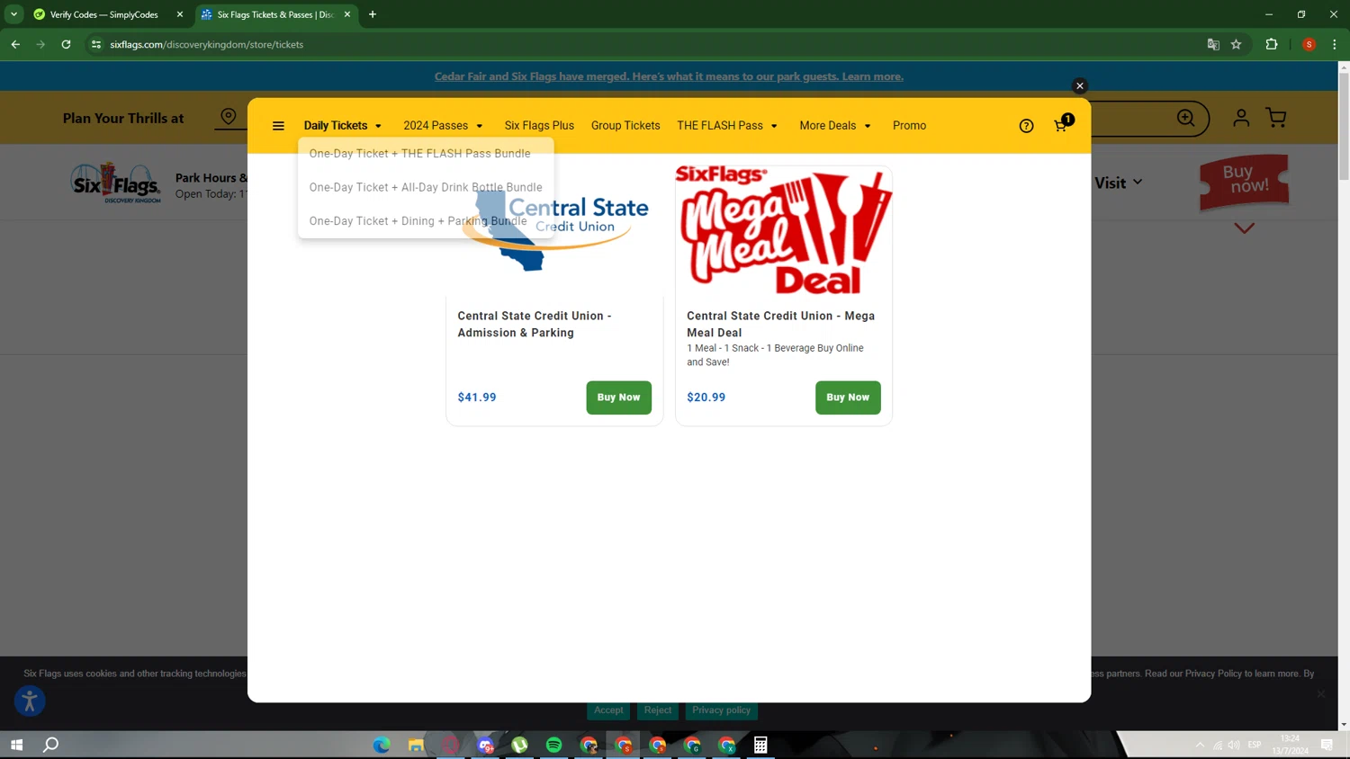 Six Flags Promo Codes - 10% Off | November 2024