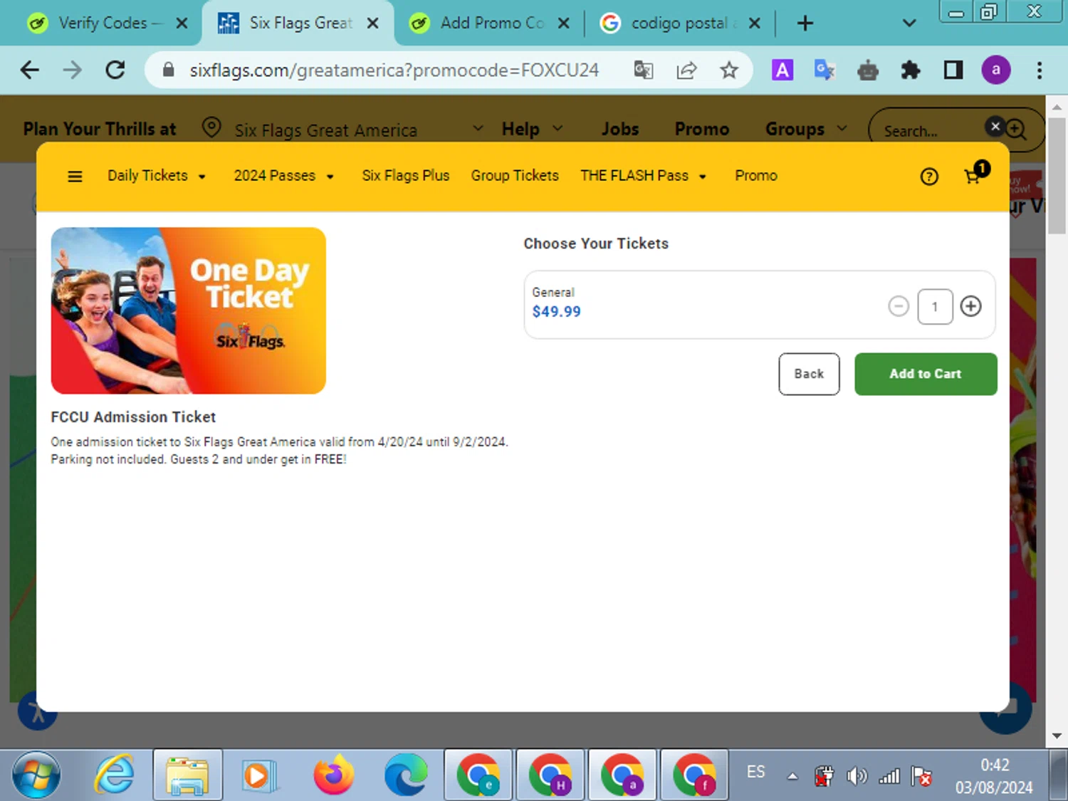 Six Flags Promo Codes - 20% Off (2 Verified) Nov 2025