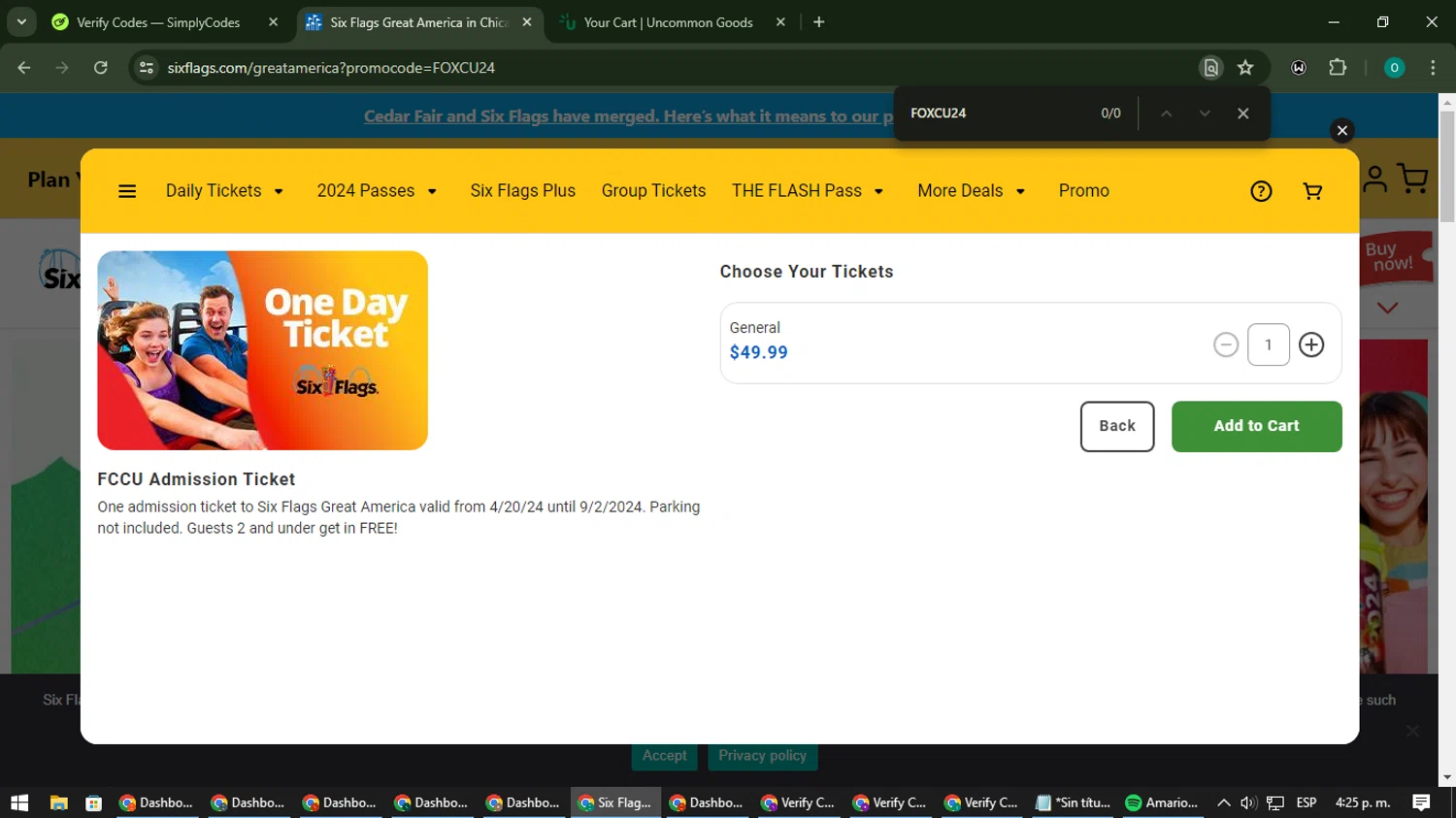 Six Flags Promo Codes - 10% Off | November 2024