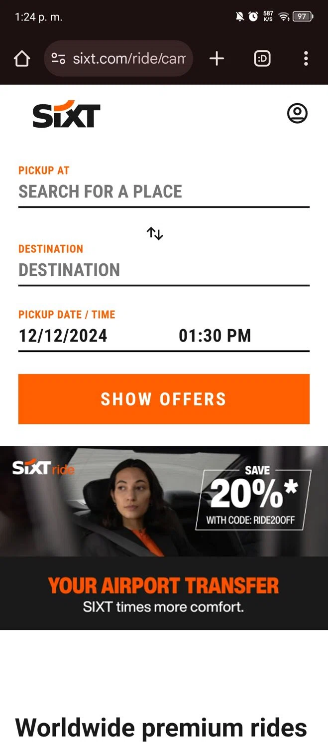 Sixt Car Rental Discount Codes - 20% Off | January 2025