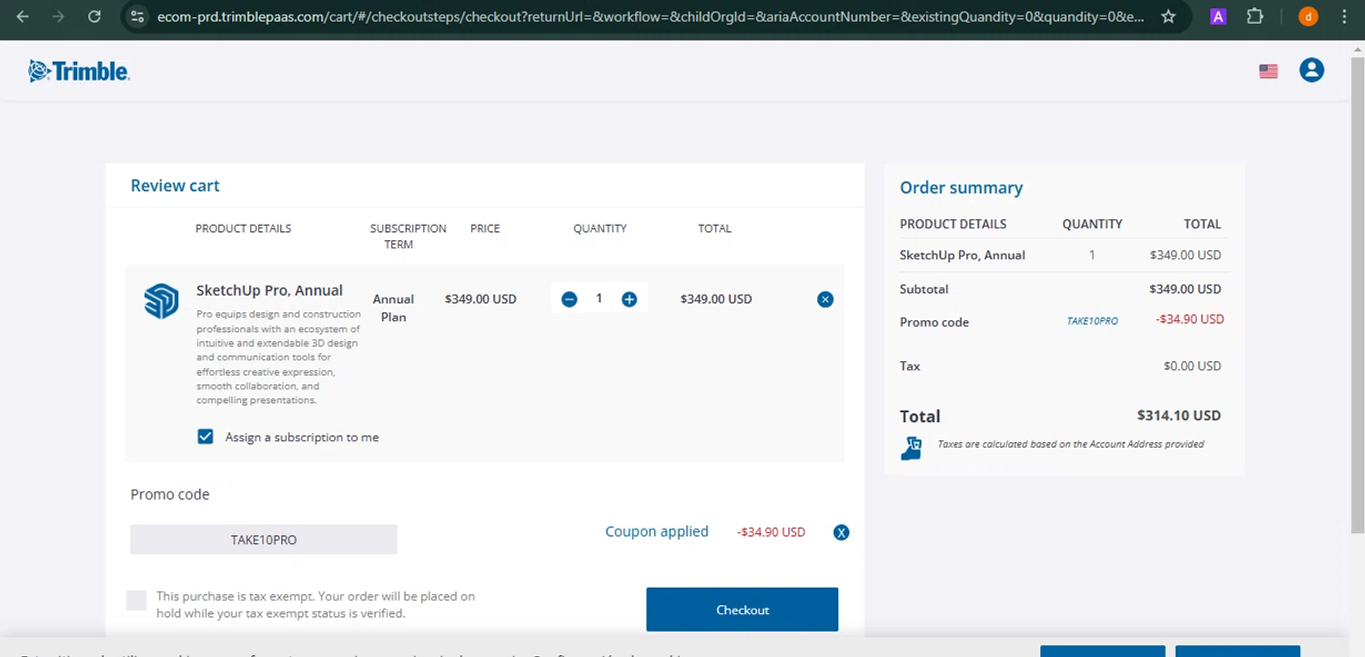 SketchUp Promo Codes & Black Friday 2024 Deals - 10% Off