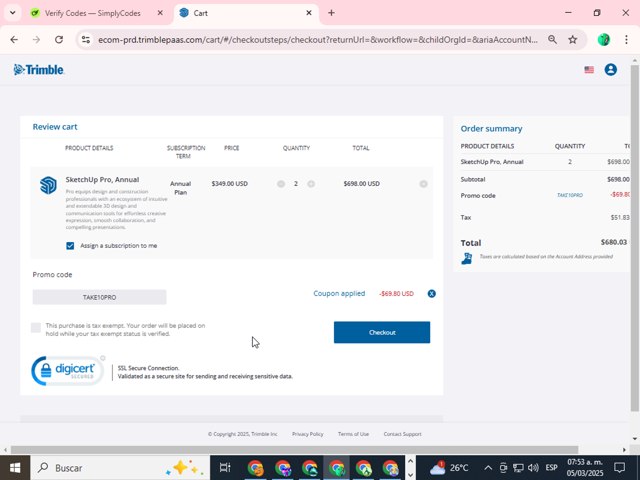 SketchUp Promo Codes (1 Verified) - 10% Off w/Code Apr 2025