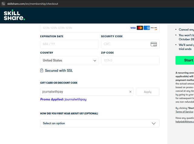 Skillshare Promo Codes - 30% Off (18 Verified) Oct 2025