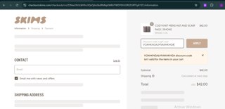 SKIMS Discount Codes (3 Verified) - 50% Off w/ Code Jan 2025