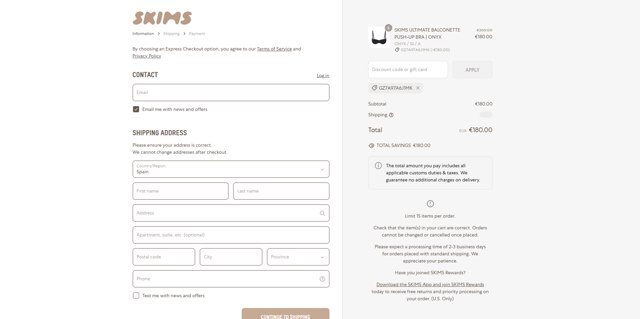 SKIMS Discount Codes (1 Verified) - 50% Off w/Code May 2025