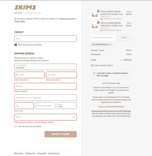 SKIMS Promo Codes (1 Verified) - 50% Off w/Code Jul 2025