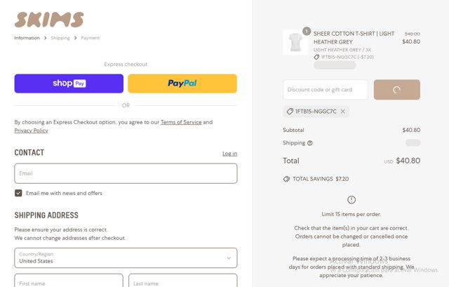 SKIMS Promo Codes (1 Verified) - 50% Off w/Code Jul 2025