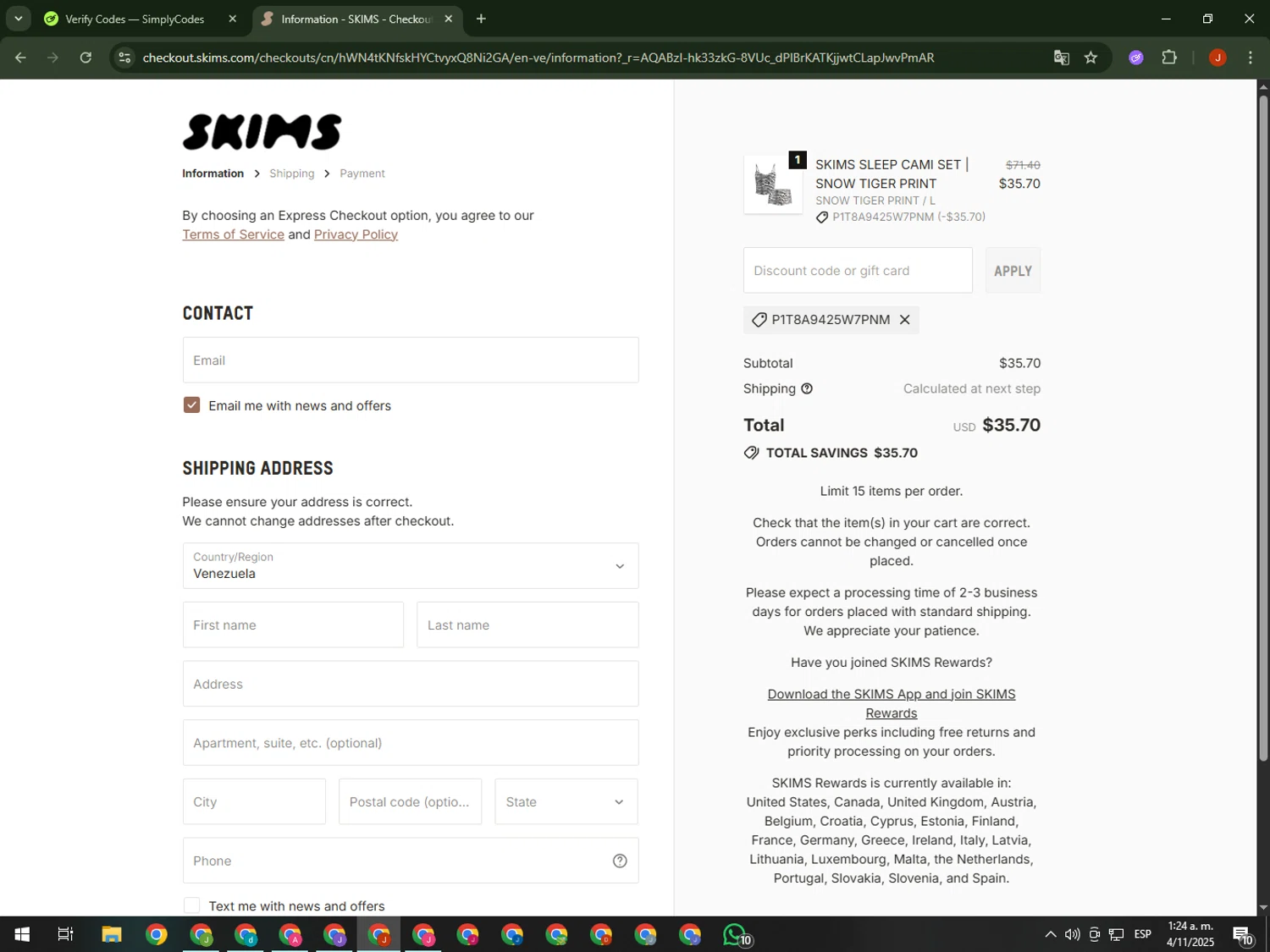 SKIMS Promo Codes - 50% Off (4 Verified) Nov 2025