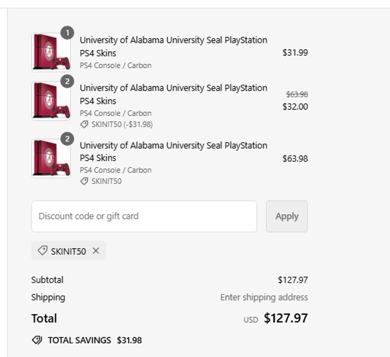 SkinIt Promo Codes - 50% Off | October 2024