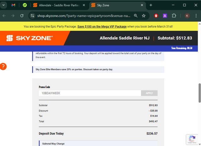 Sky Zone Discount Codes (5 Verified) - $100 Off Mar 2025