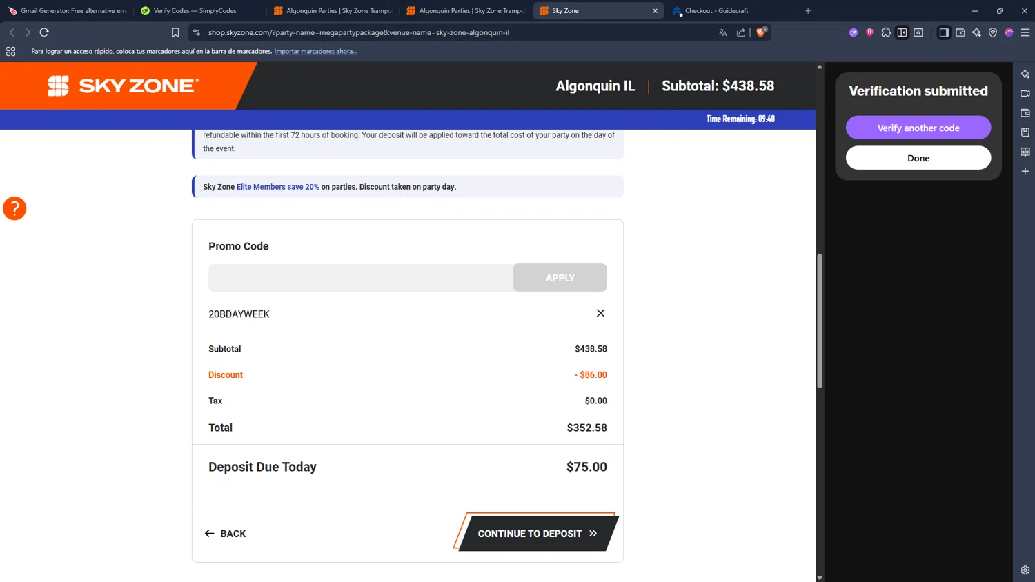 Sky Zone Promo Codes - $100 Off (6 Verified) Dec 2025