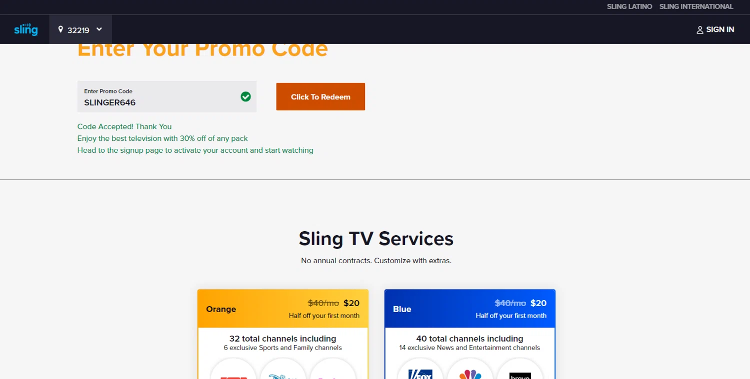Sling TV Promo Codes - 30% Off Coupons Jan 2025