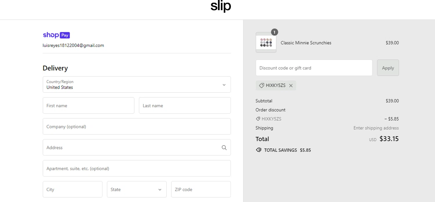 Slip Discount Codes - 15% Off | September 2024