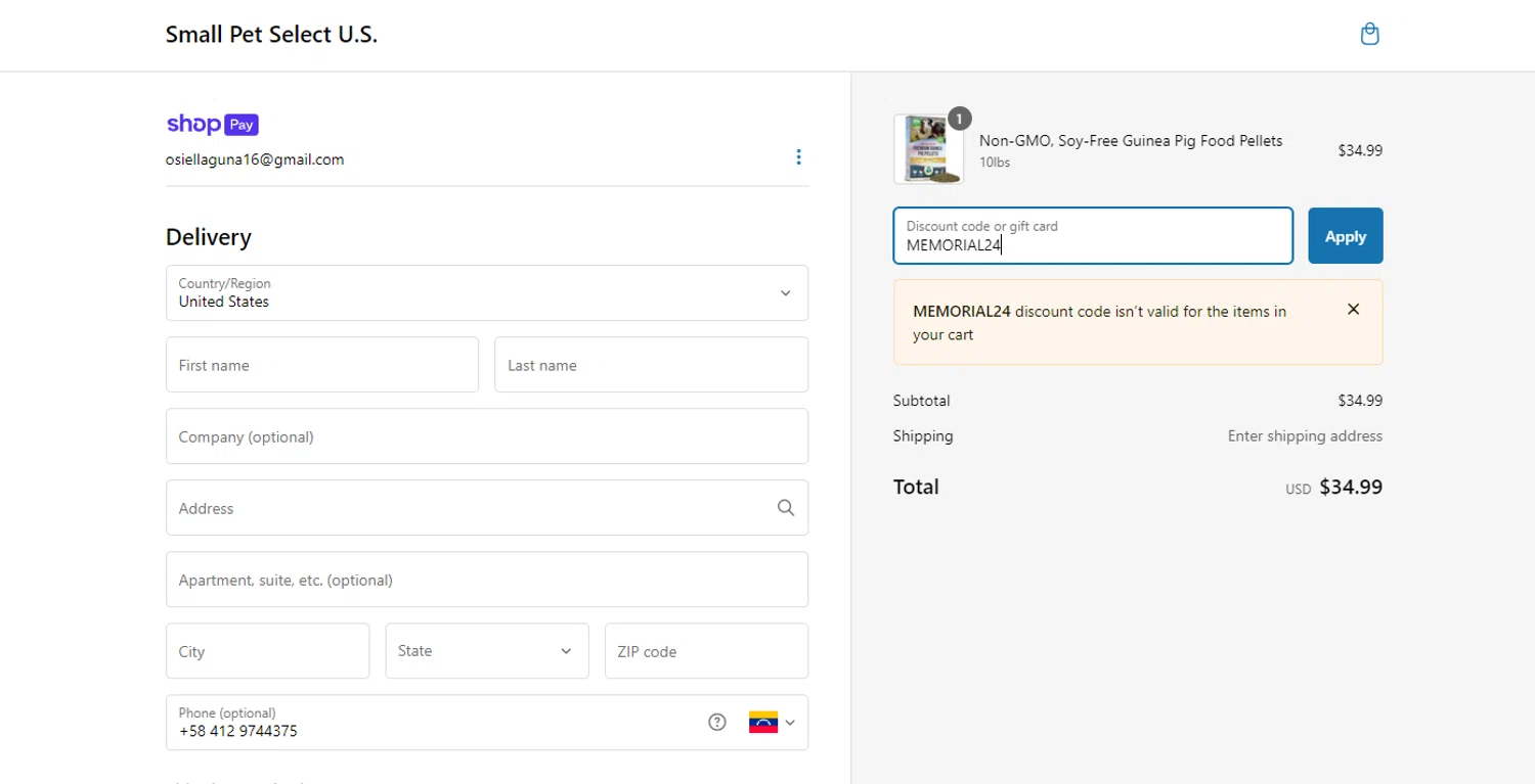 Small Pet Select Coupons - $5 Off | November 2024