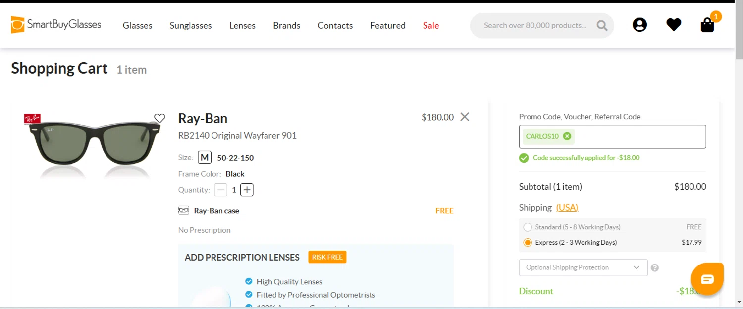 Smartbuyglasses coupons store