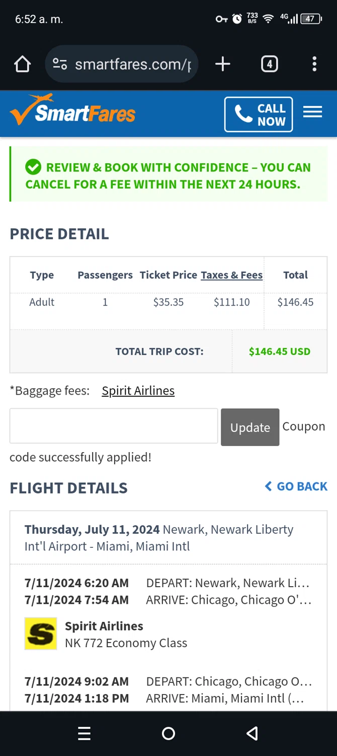 SmartFares Coupon Codes - $15 Off | September 2024