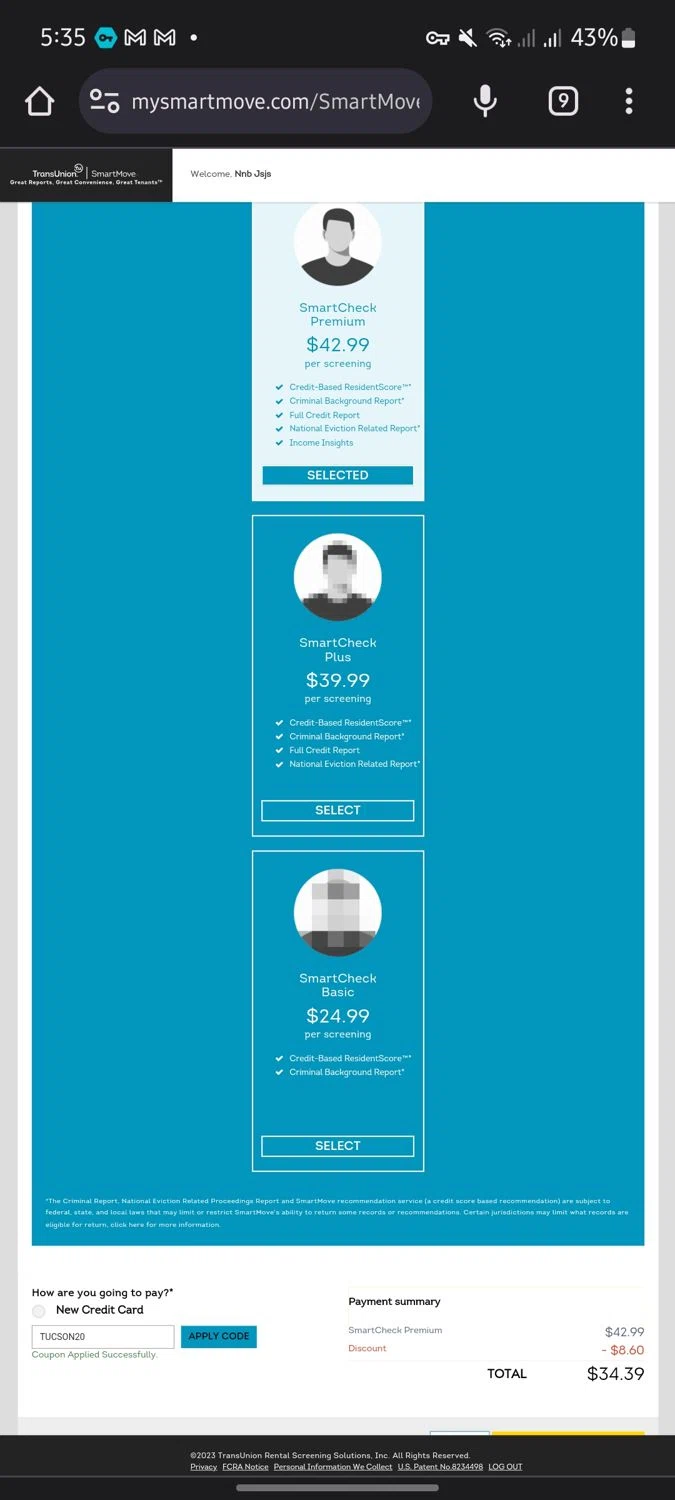 SmartMove Coupon Codes - 20% Off Coupons Jan 2025