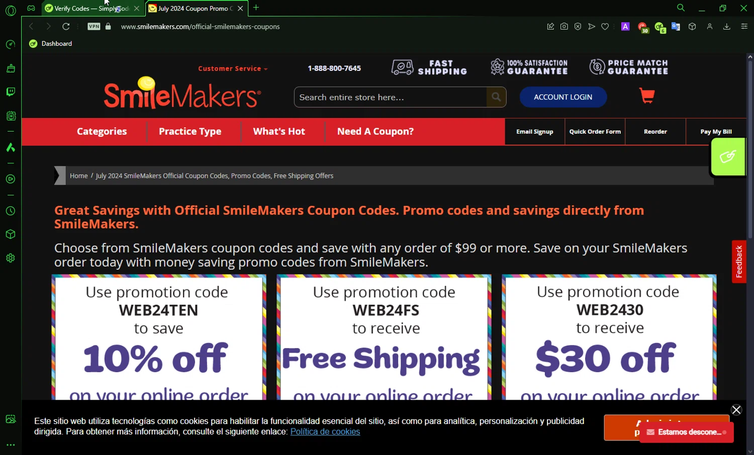 SmileMakers Promo Codes - 10% Off | August 2024