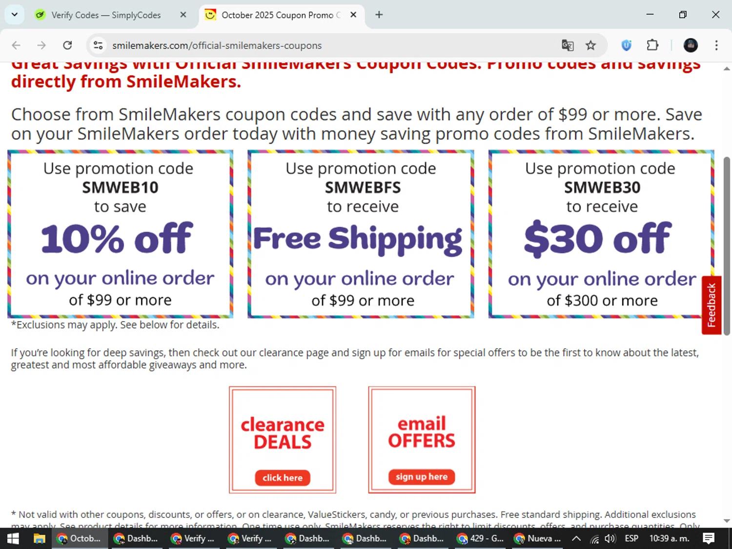 SmileMakers Promo Codes - 30% Off (6 Verified) Jan 2026