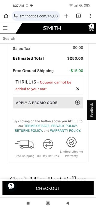 Smith Optics Promo Codes - 15% Off Coupons Aug 2025