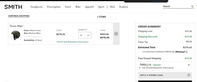 Smith Optics Promo Codes - 15% Off Coupons Sep 2025