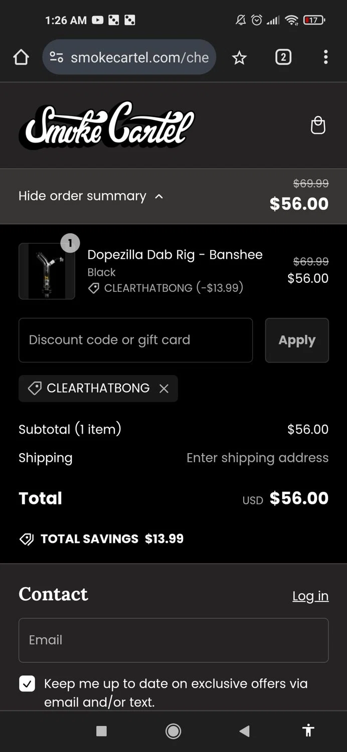 Smoke Cartel Discount Codes - 15% Off | September 2024