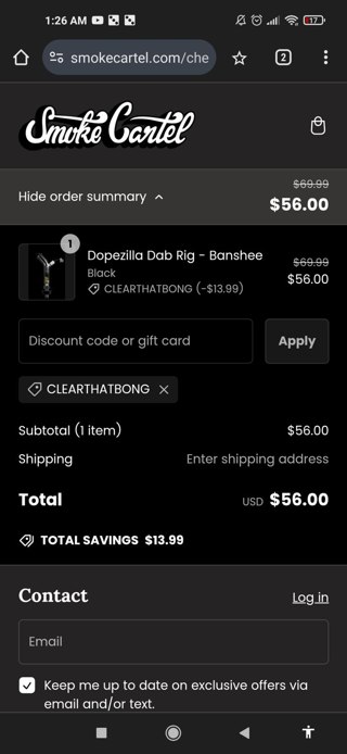 Smoke Cartel Discount Codes - 15% Off | September 2024