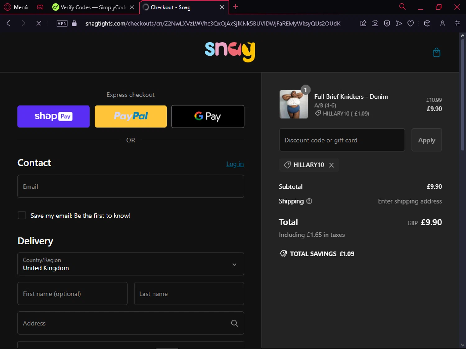 Snag Tights Discount Codes - 10% Off | October 2024